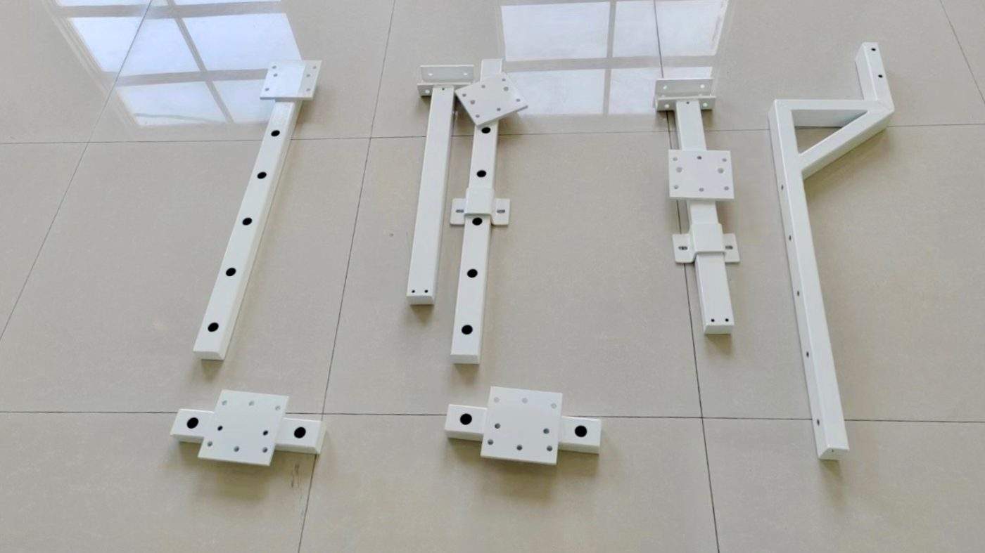 INTS100 Spreader Bracket Wall Console Gutter Middle Offset L-Shape for ...