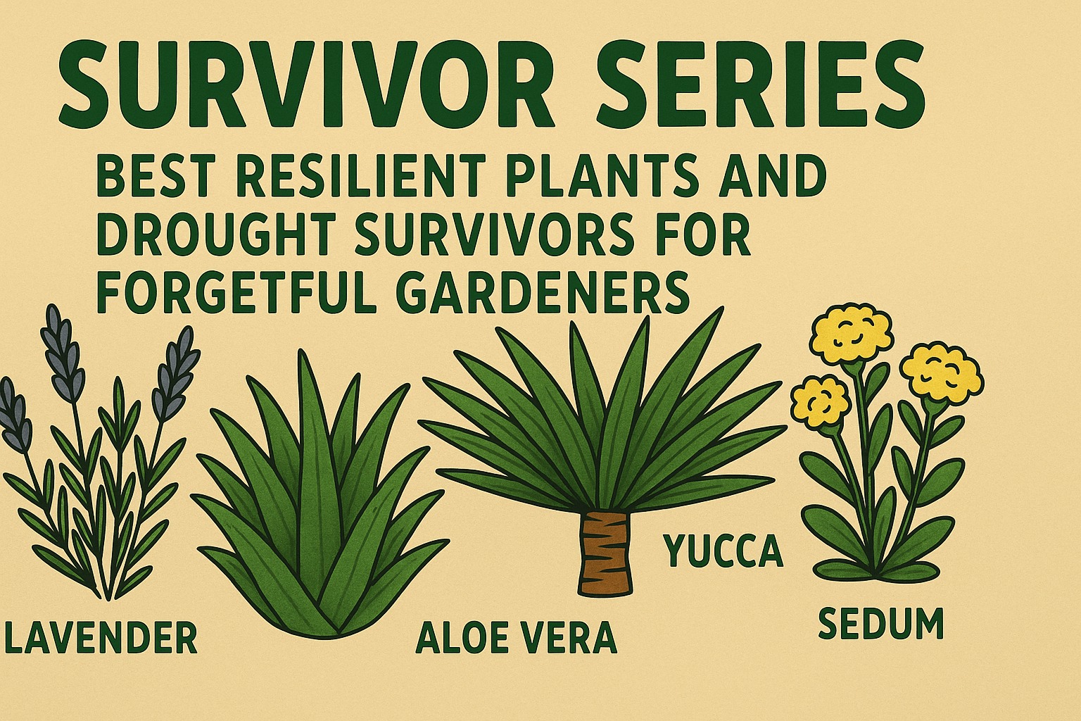 Survivor Series: Best Resilient Plants and Drought Survivors for ...